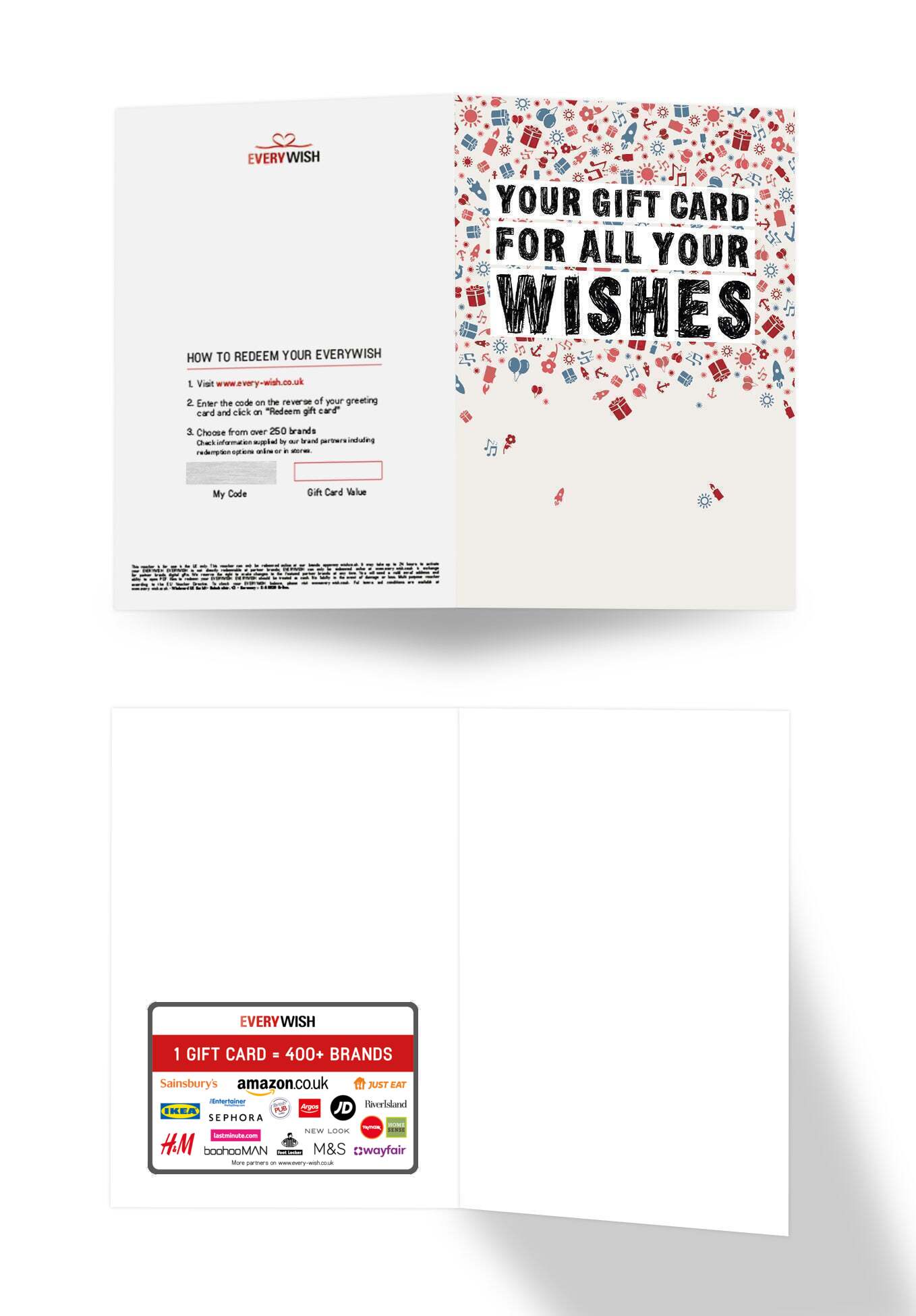 Gift card – 300+ brands – for all your wishes - gifting – Everywish UK