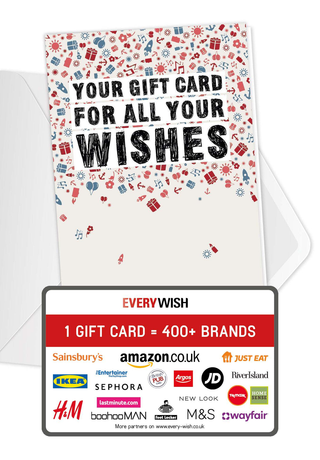 Gift card – 300+ brands – for all your wishes - gifting – Everywish UK