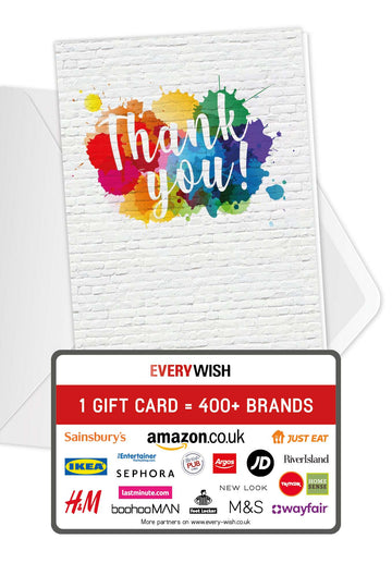 The Gift Card redeemable for more than 300 brands - EVERYWISH UK ...