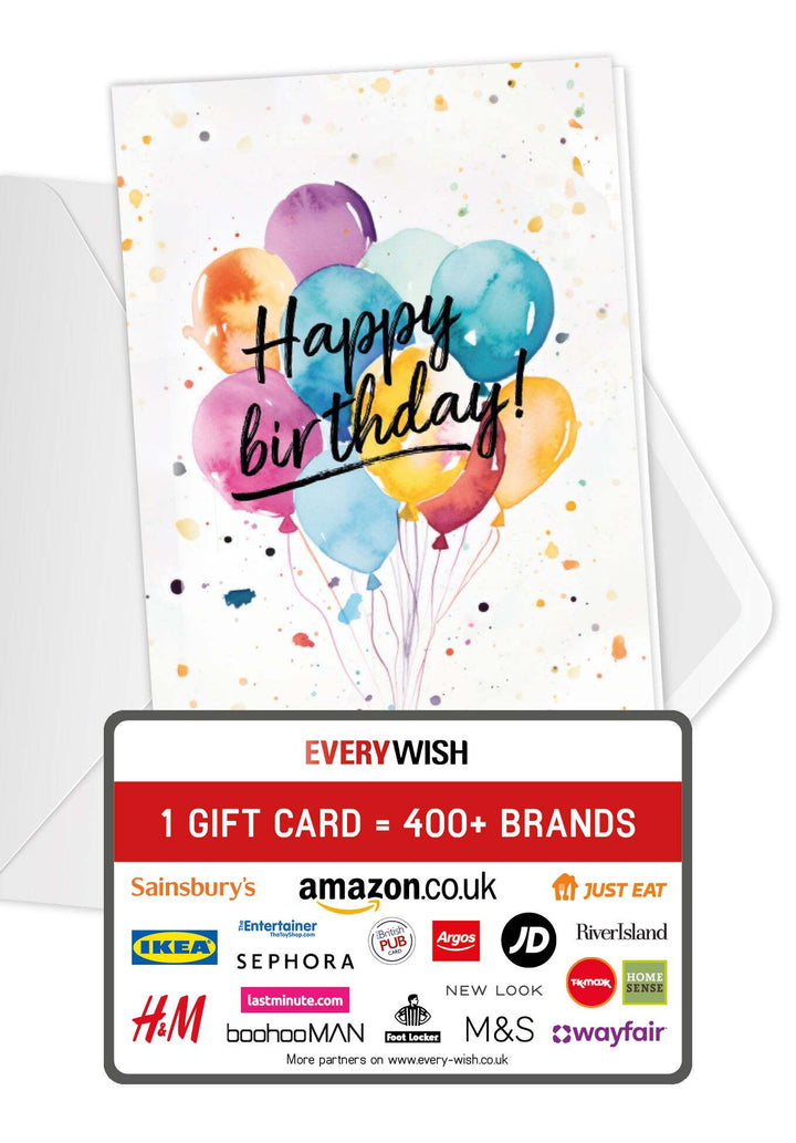 The Gift Card redeemable for more than 300 brands - EVERYWISH UK ...