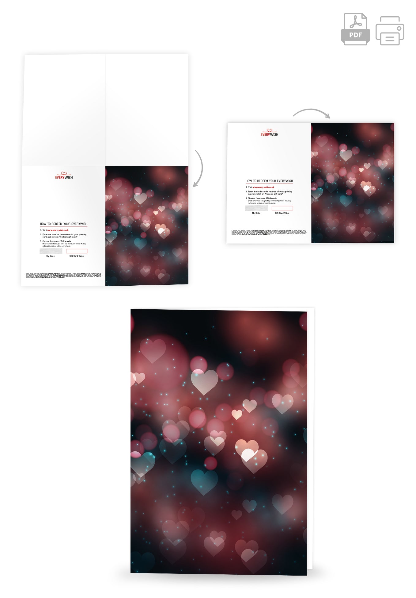 EVERYWISH gift card - 200+ brands - gift voucher with love - £15 to £150